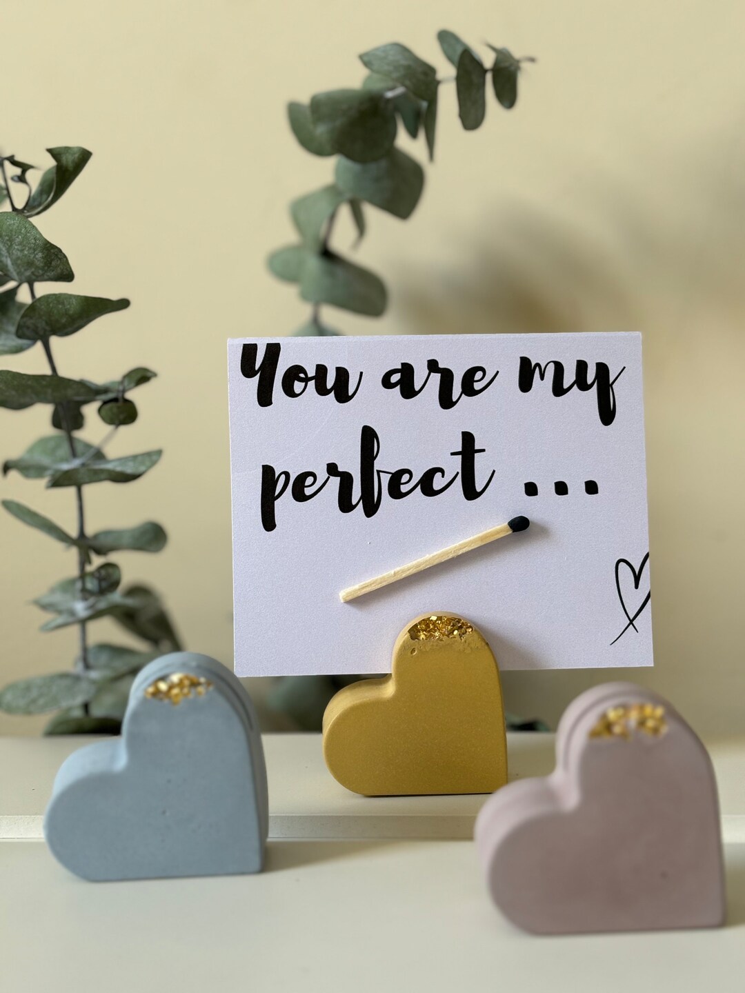 Heart Card Holder | Picture Display | Desk Organizer | Modern Card ...