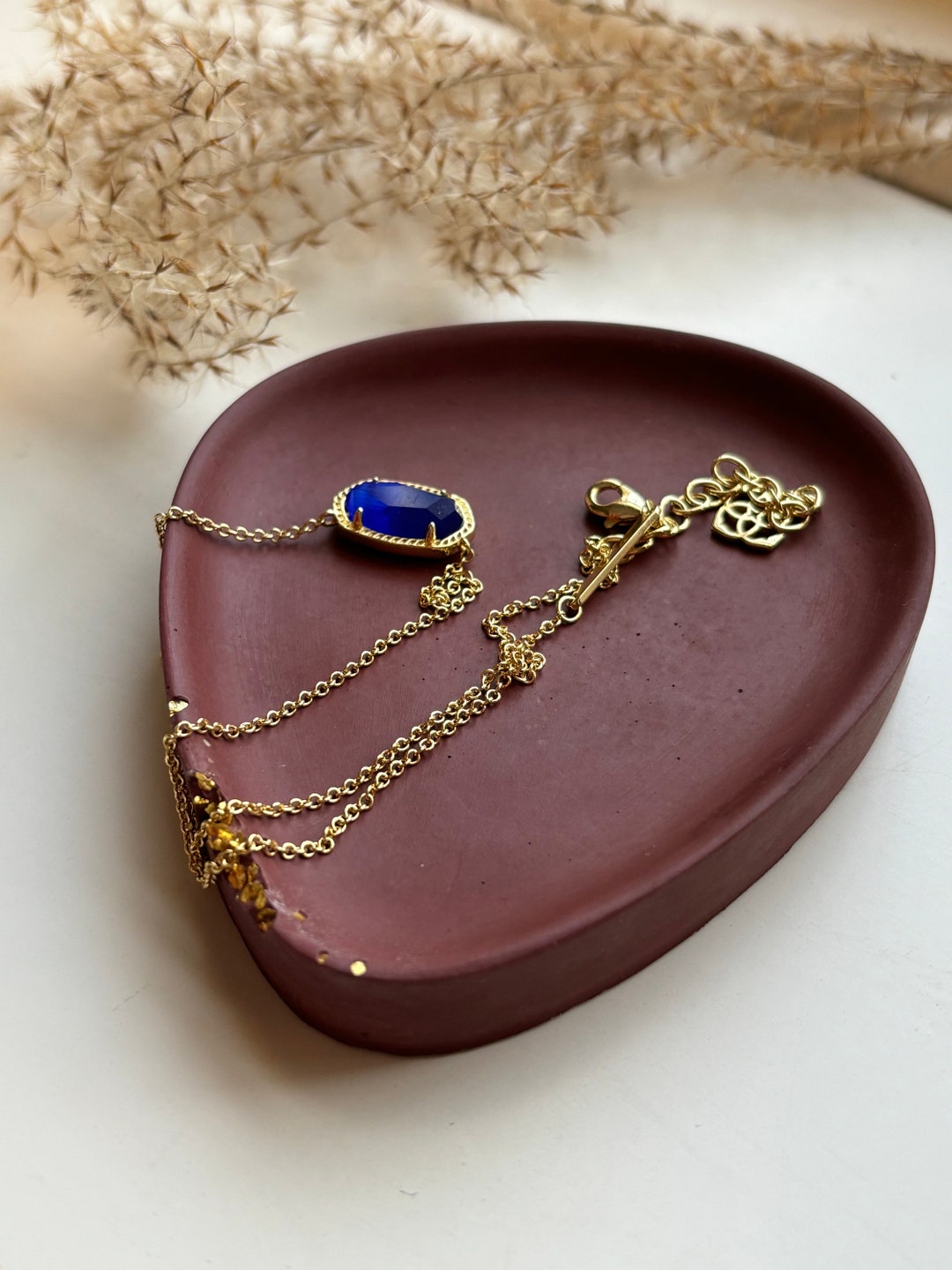 Burgundy Jewerly Tray Concrete Trays Home Decorations Bathroom Trays ...