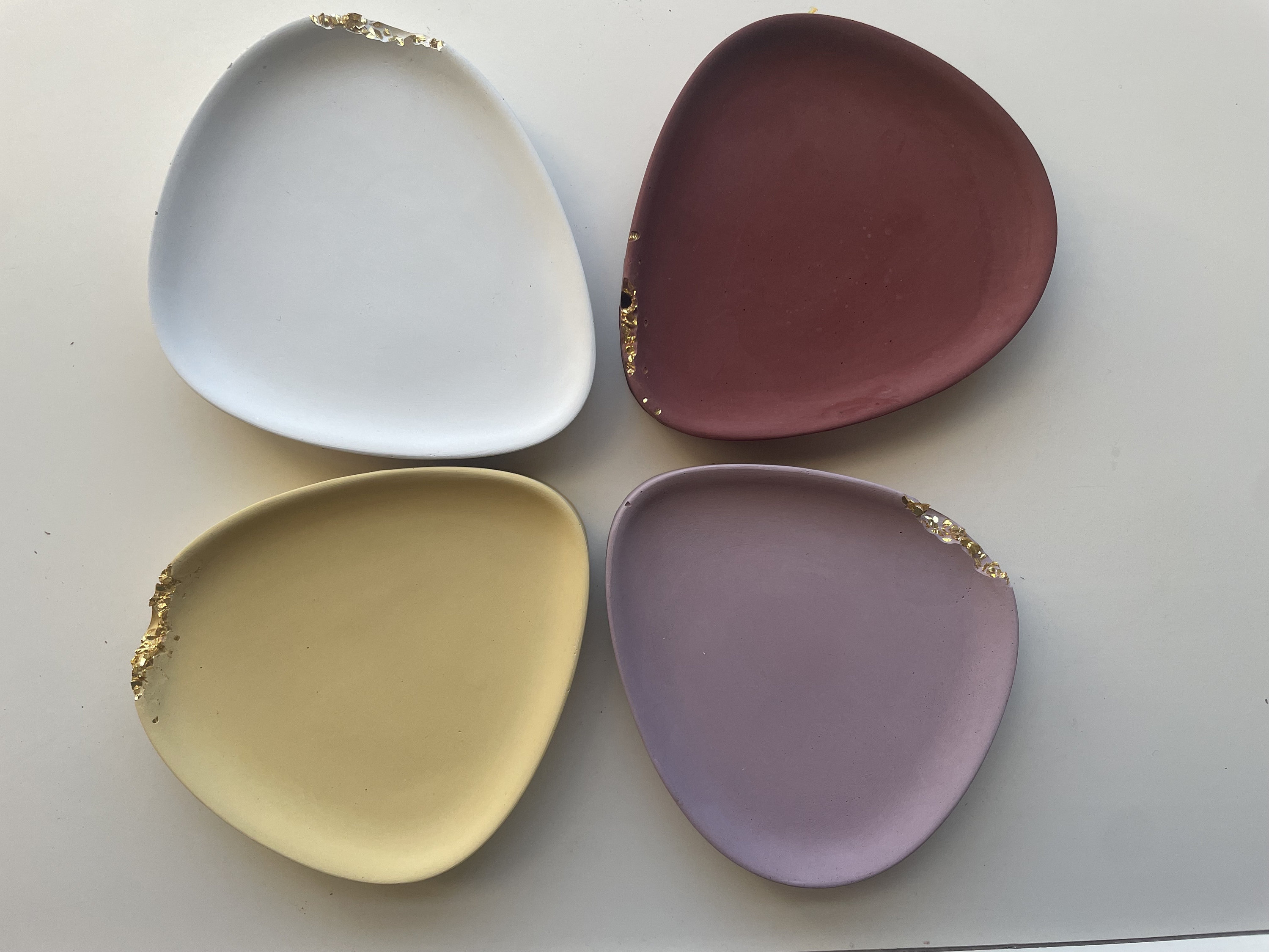 Burgundy Jewerly Tray Concrete Trays Home Decorations Bathroom Trays ...