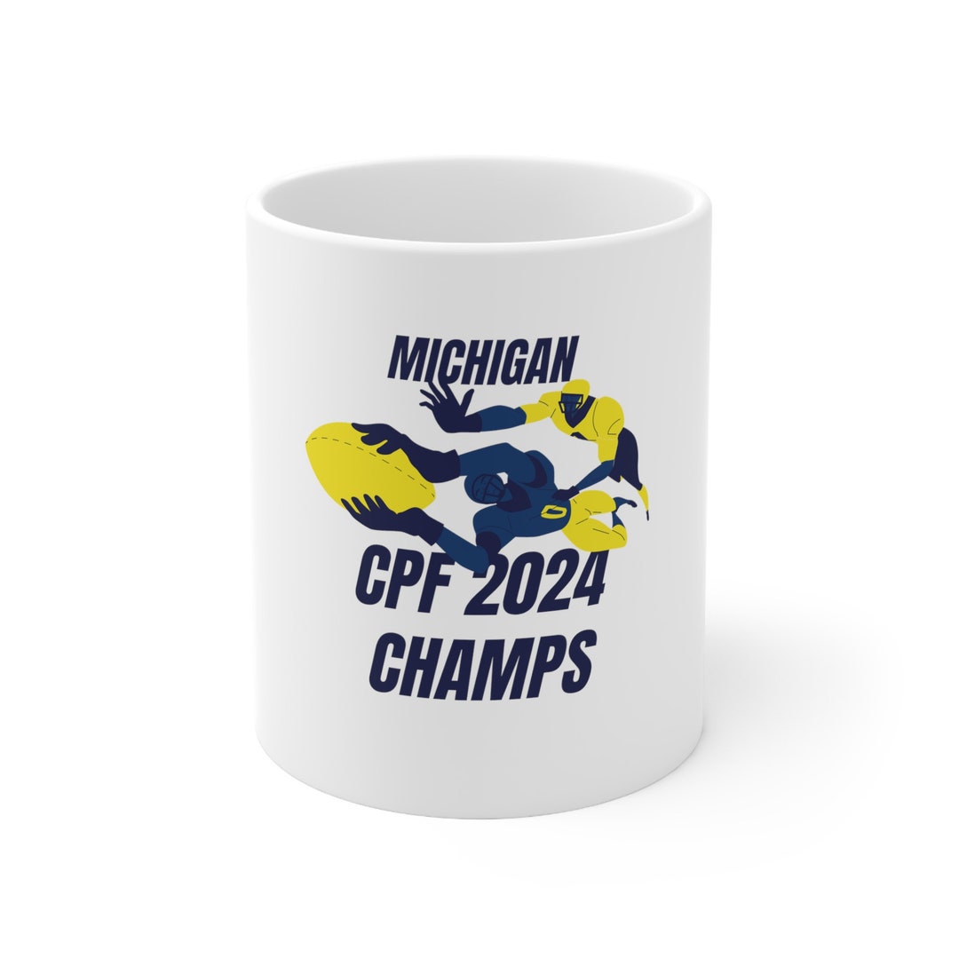 2024 University of Michigan Big Ten Conference Win Coffee Mug Go Blue ...