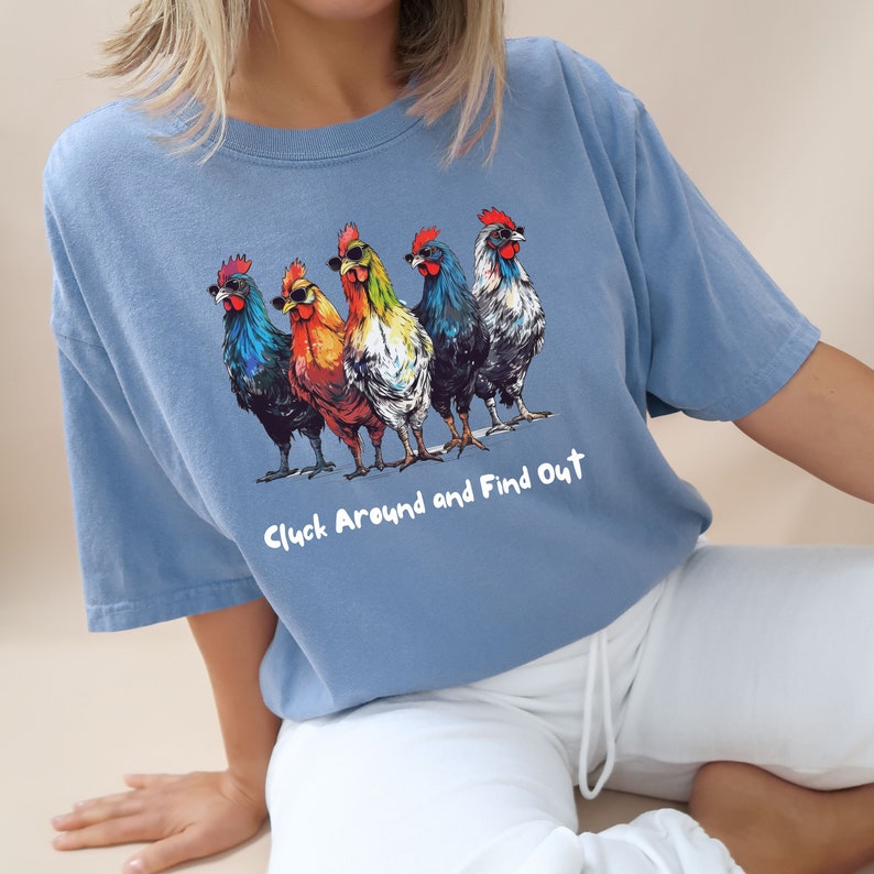 Chicken Shirt Chicken Rooster Chicken Coop Chickens Farmer Chicken ...