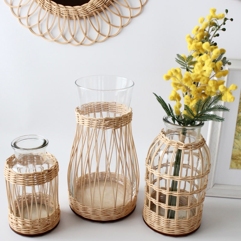 Wrapped Rattan - Etsy