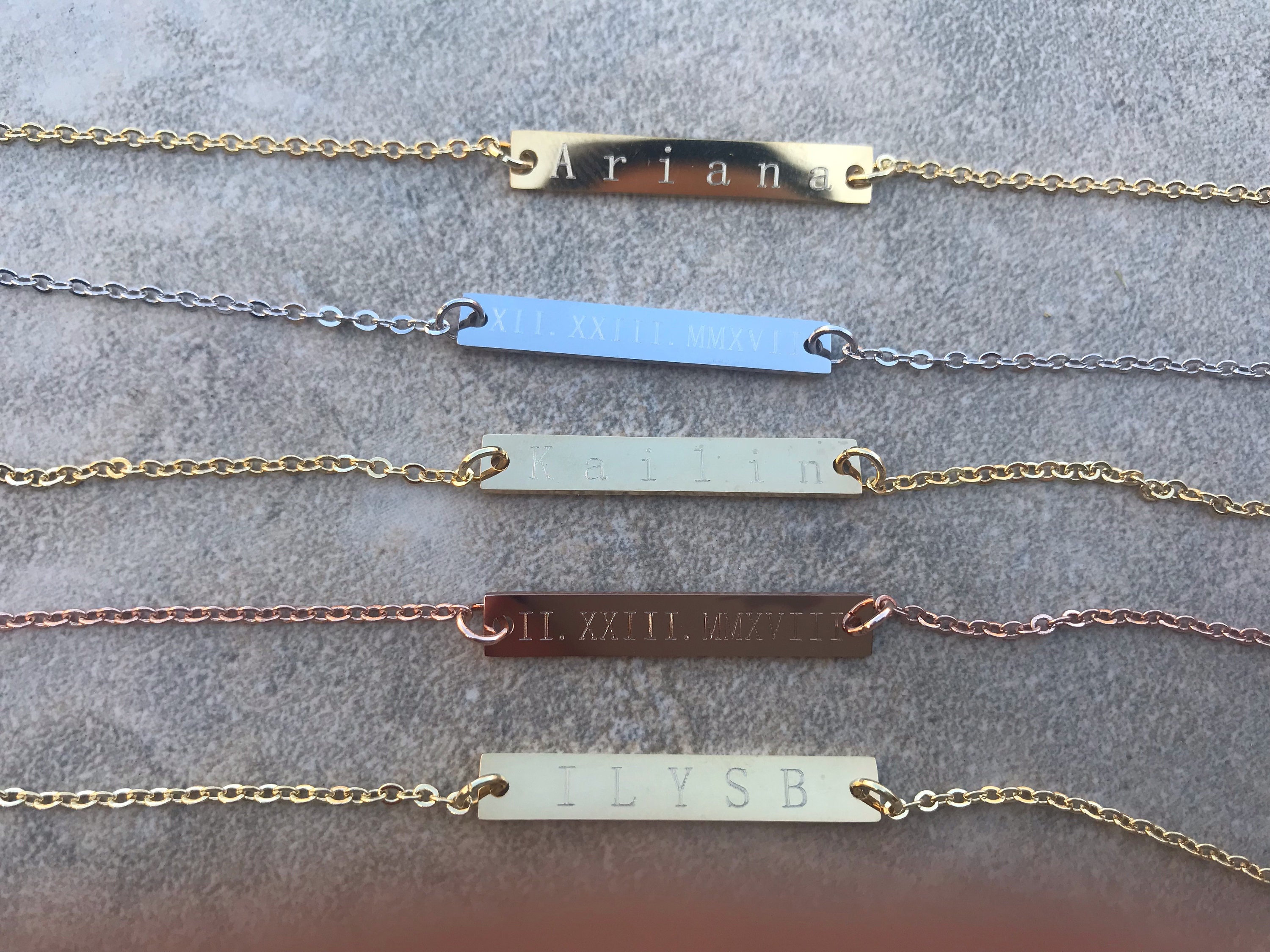 Custom Name Necklace, Custom Jewelry, Personalized Jewelry, Anniversary ...