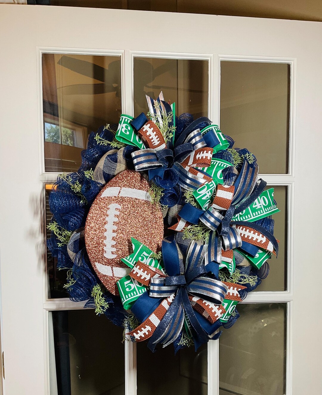 Football Wreath - Etsy