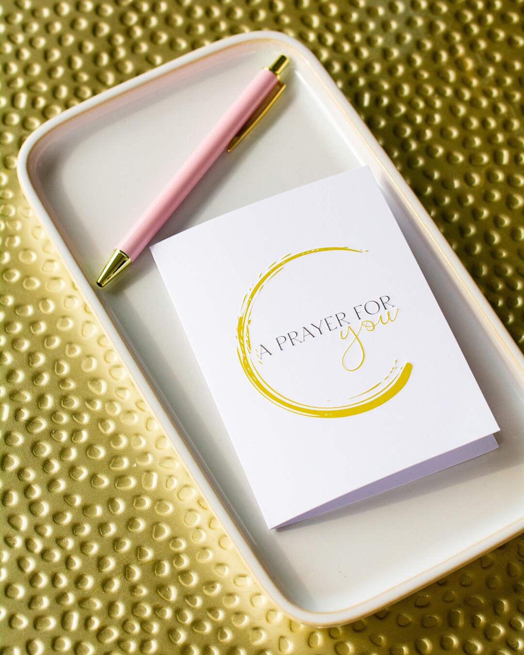 A Prayer for You Card Folded Handwritten Prayer Card With Envelope and ...