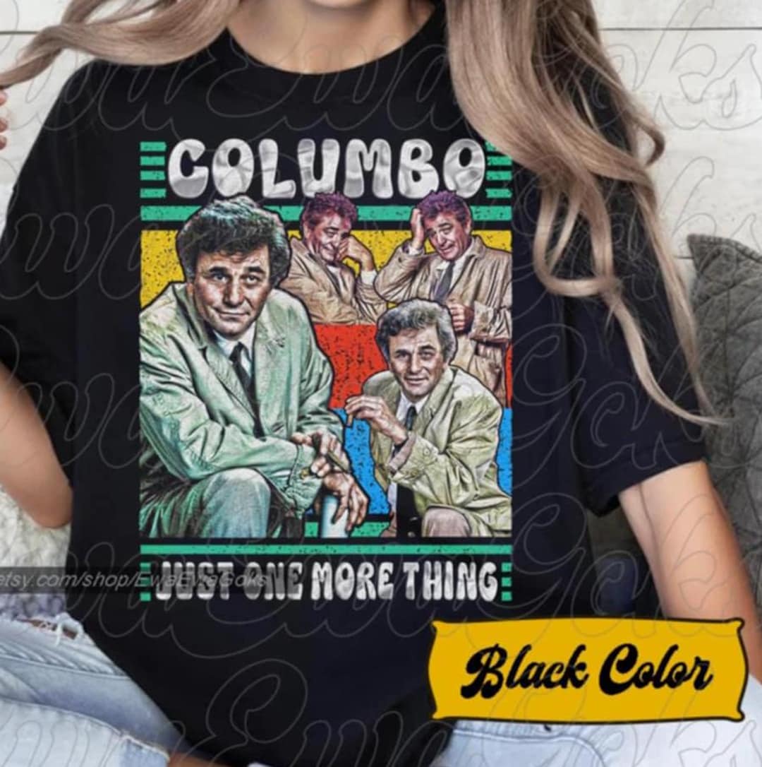 Limited Columbo Shirt Vintage Style Graphic Tee T-shirt Unisex Men ...