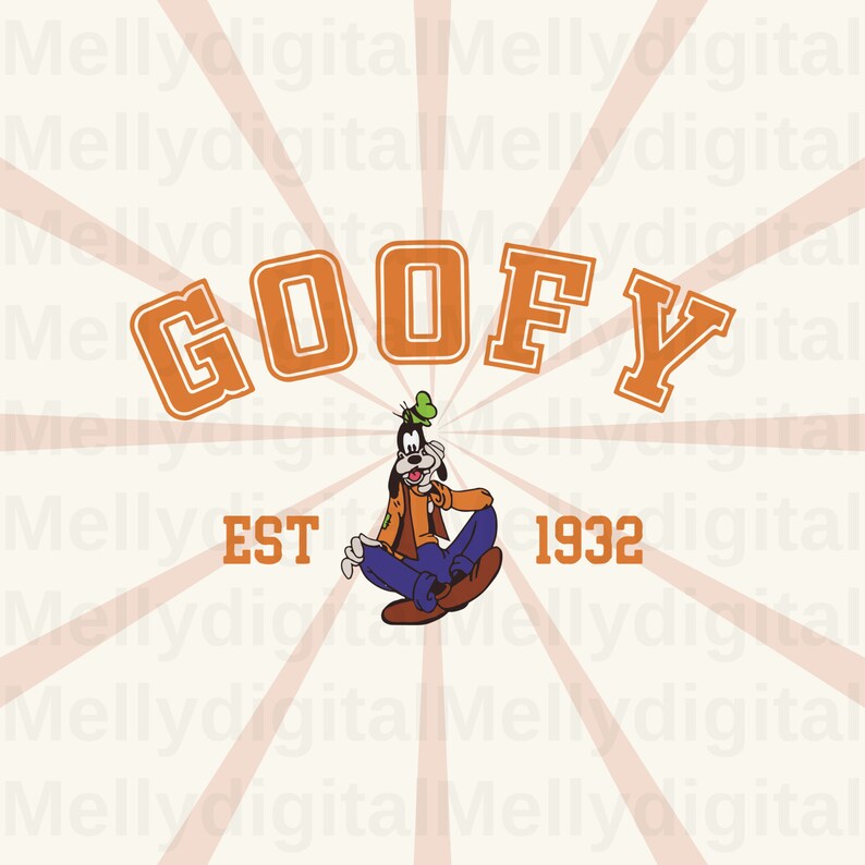 Goofy Est 1932 Svg, Goofy Svg, Goofy Png, Vinyl Cut File, Svg, Pdf, Jpg ...