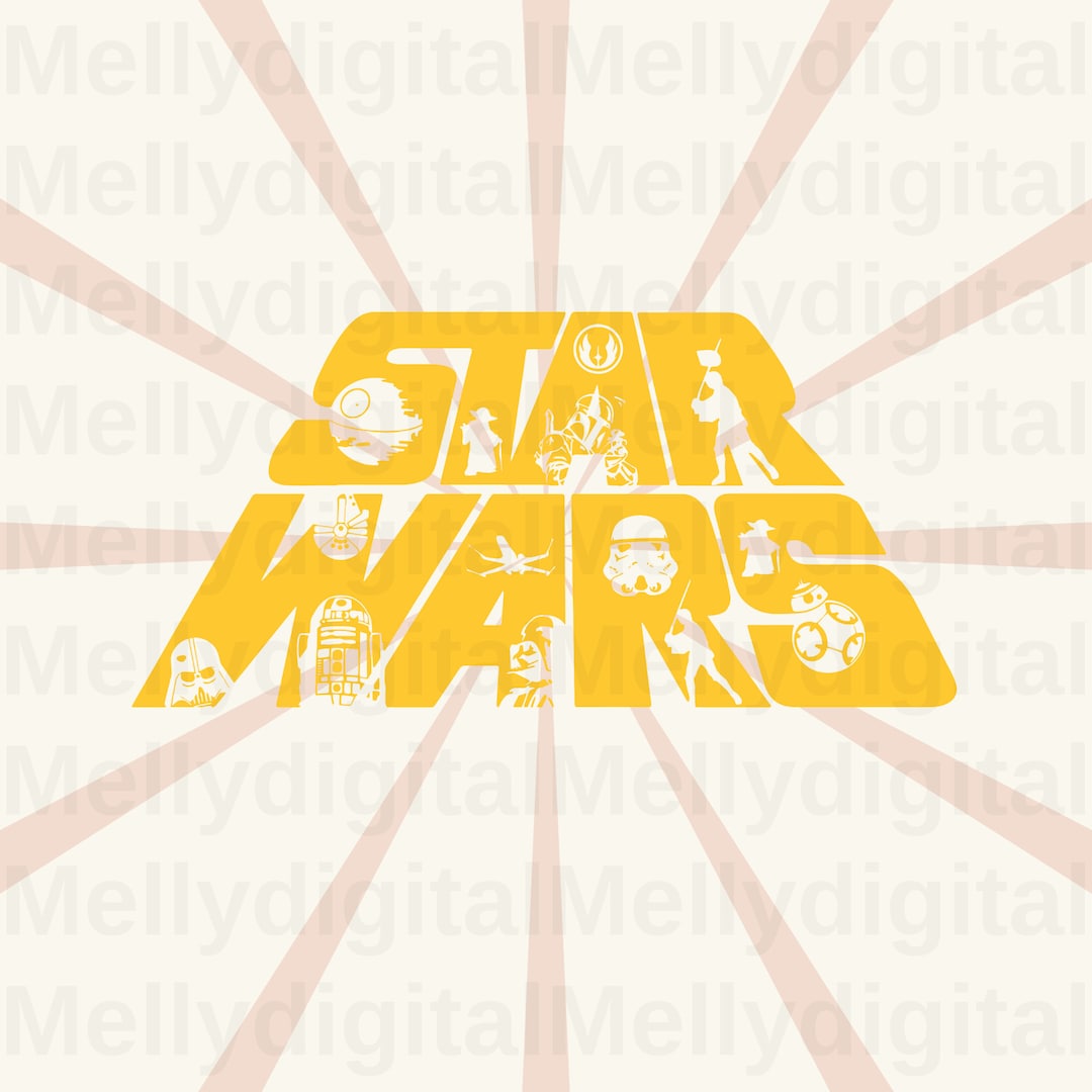 Star Wars Svg, Star Wars Logo Svg, Vinyl Cut File, Svg, Pdf, Jpg, Png ...