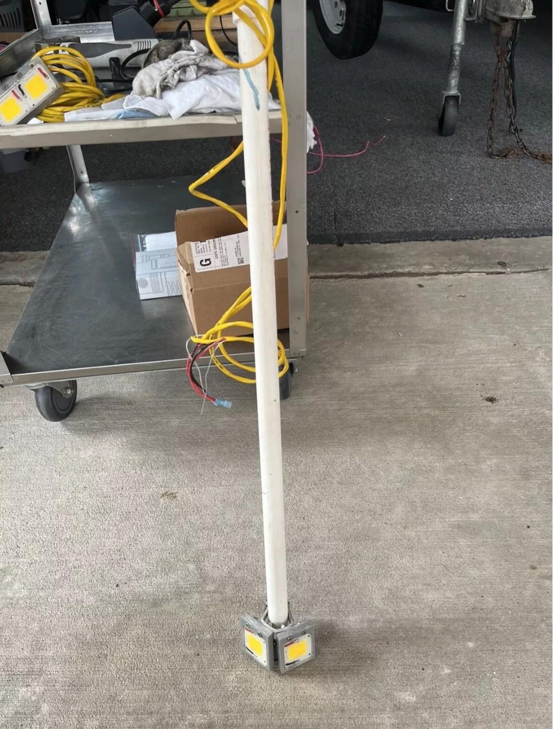 Flounder Gigging Light 50w(x2) With PVC Stick - Etsy