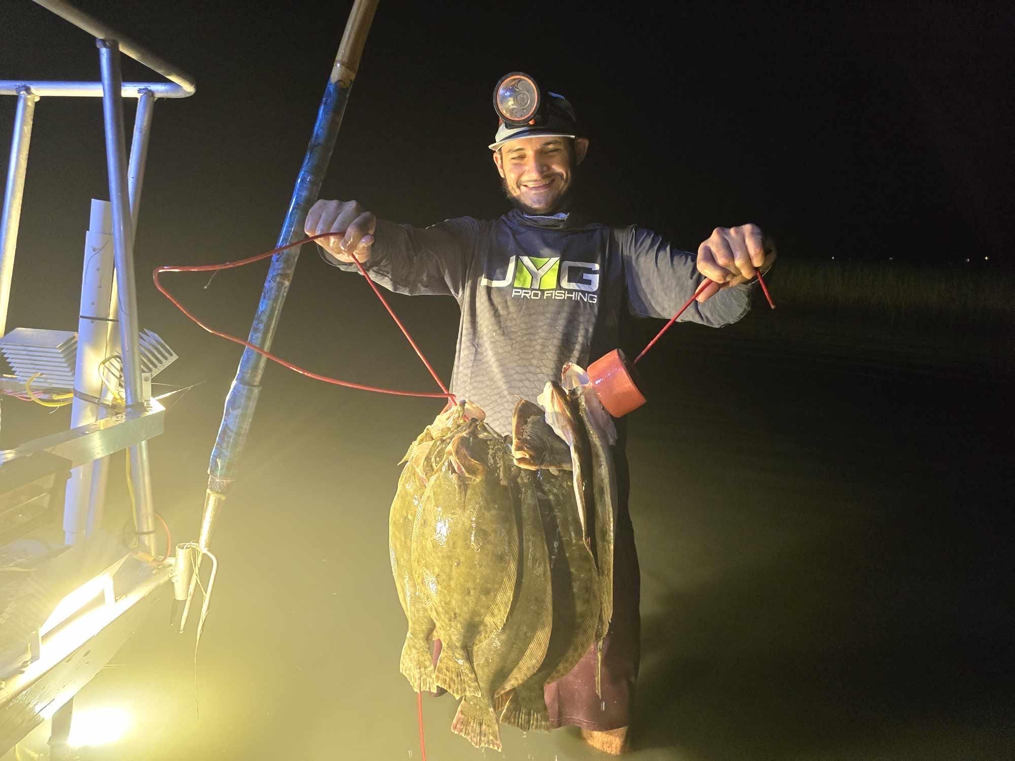 Flounder Gigging Light 50w (warm White) With PVC Stick - Etsy