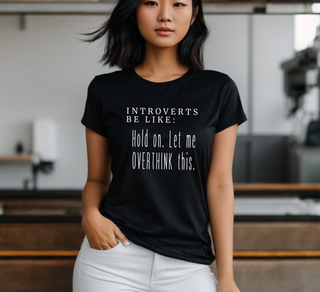 Funny Introvert Shirt, Trendy Introverted Shirt, Funny Unisex Crewneck ...