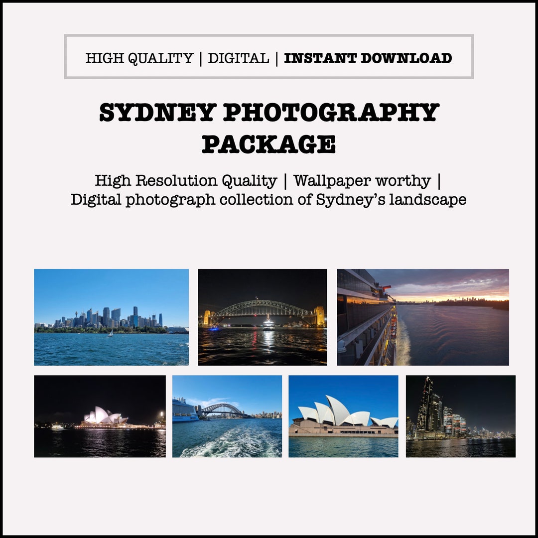 Sydney Photography Deluxe Package | Photography of the Sydney City ...