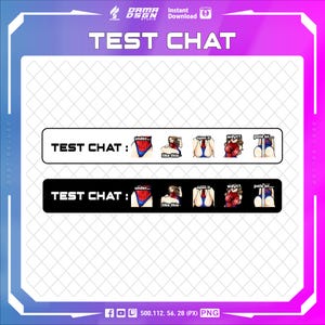 Sexy Superhero Cosplay Emotes | Kawaii Anime PNG (digital Download) - Etsy