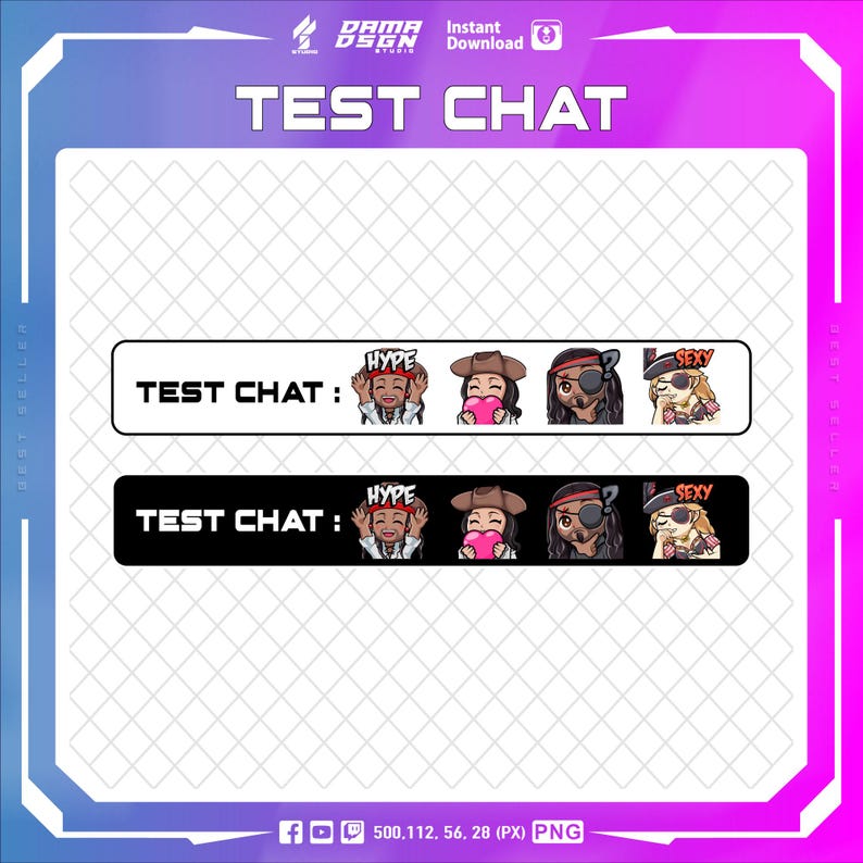 16x Pirate Emotes Pack: Treasure-worthy Twitch or Discord Emoticons ...