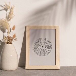 Psalm 23 in FRENCH, Bible Poster, Illustrated Bible Verses, Christian ...