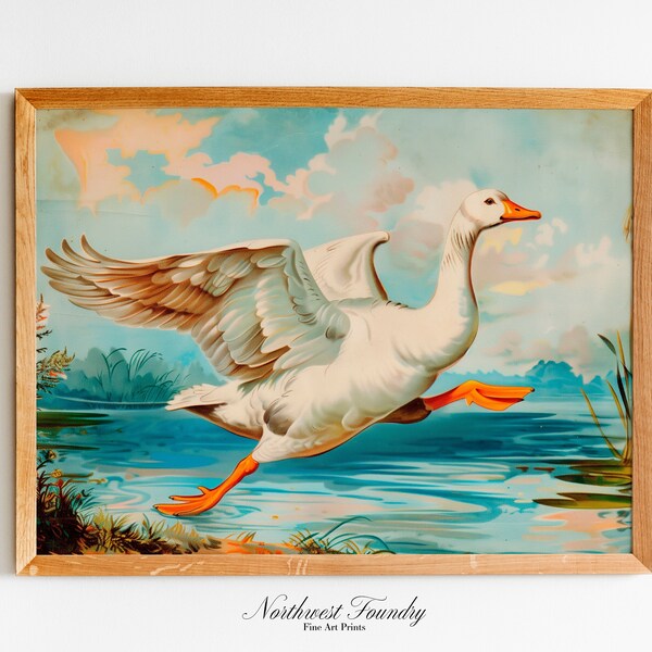 Goose Illustration - Etsy