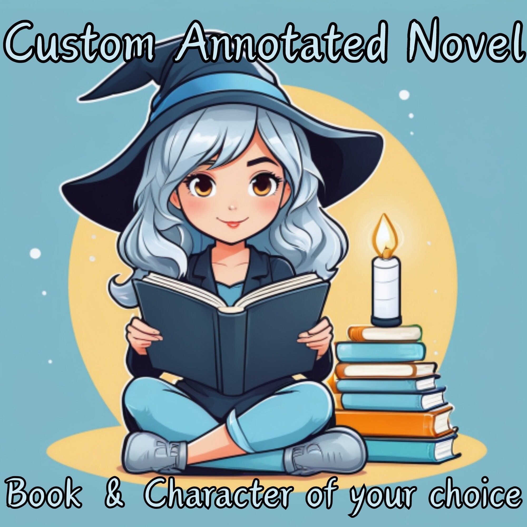 Custom Character Annotated Book comfort Character, OC, Any Fandom, Any ...
