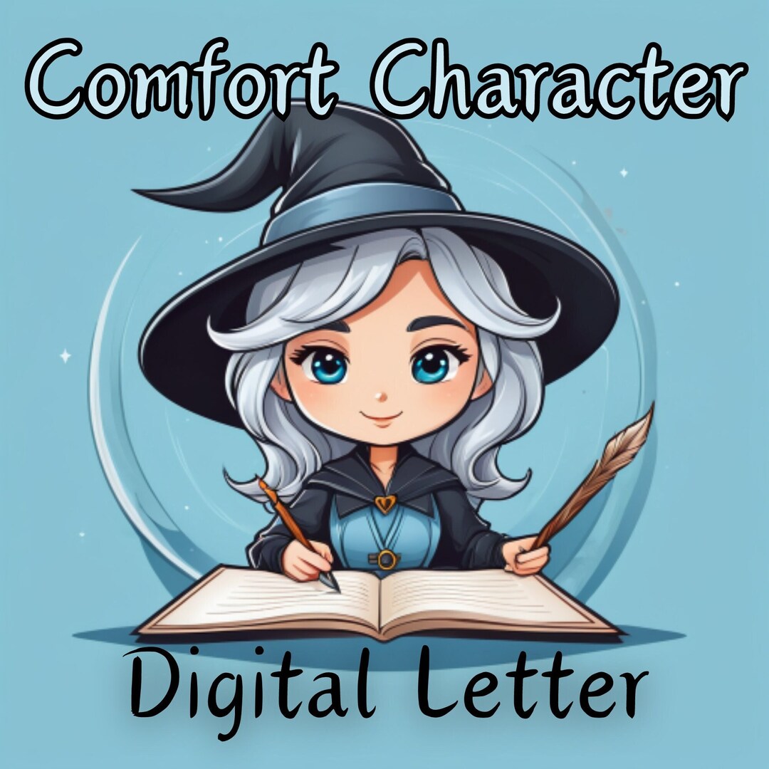 Digital Letter From Your Comfort Character - Etsy