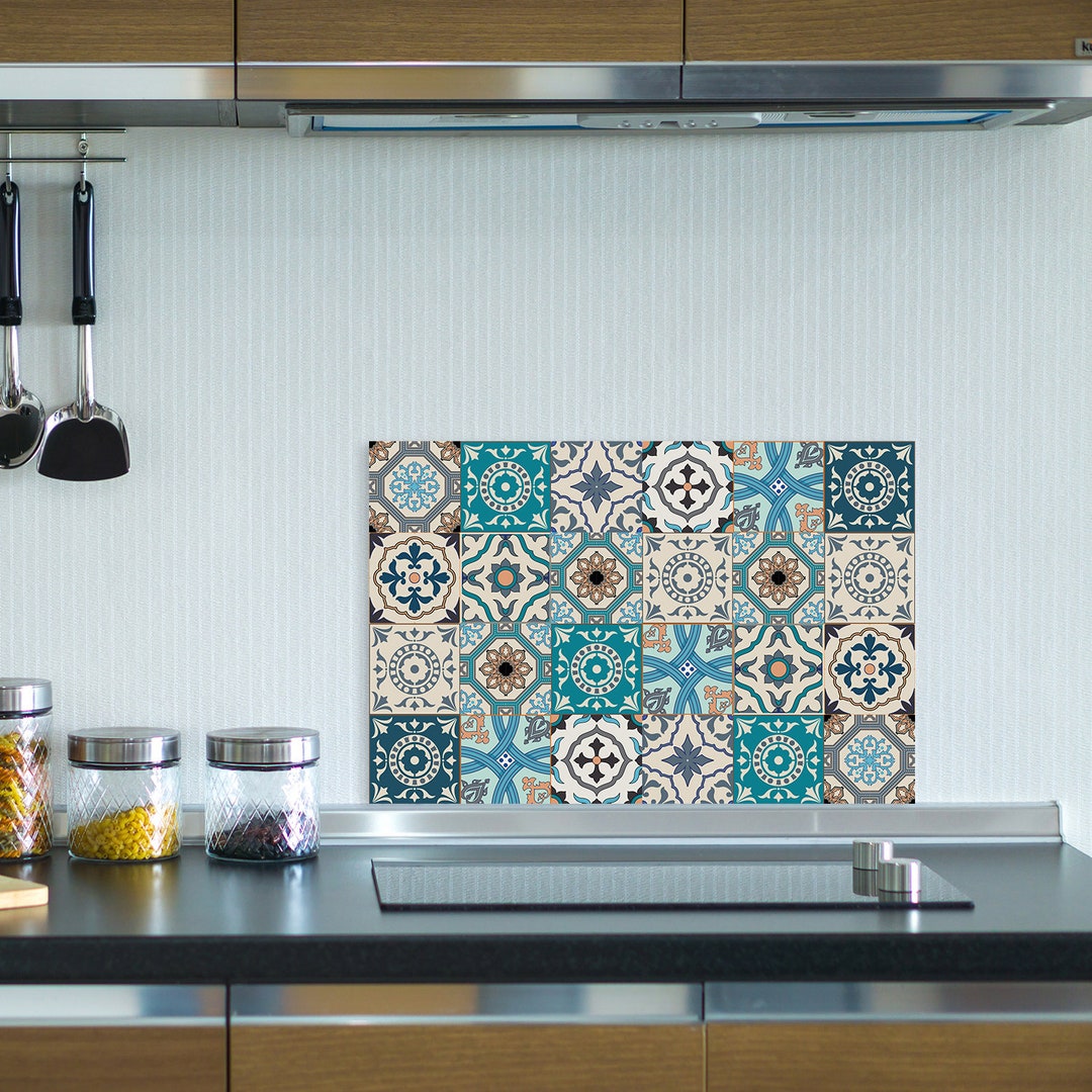 Splash Guard - Tile Look - Wall Protection for Stove & Sink - Aluminum ...