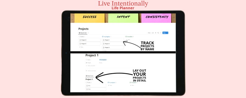 Notion Template | Intentionally Powerful | Life Planner | Organize Your ...