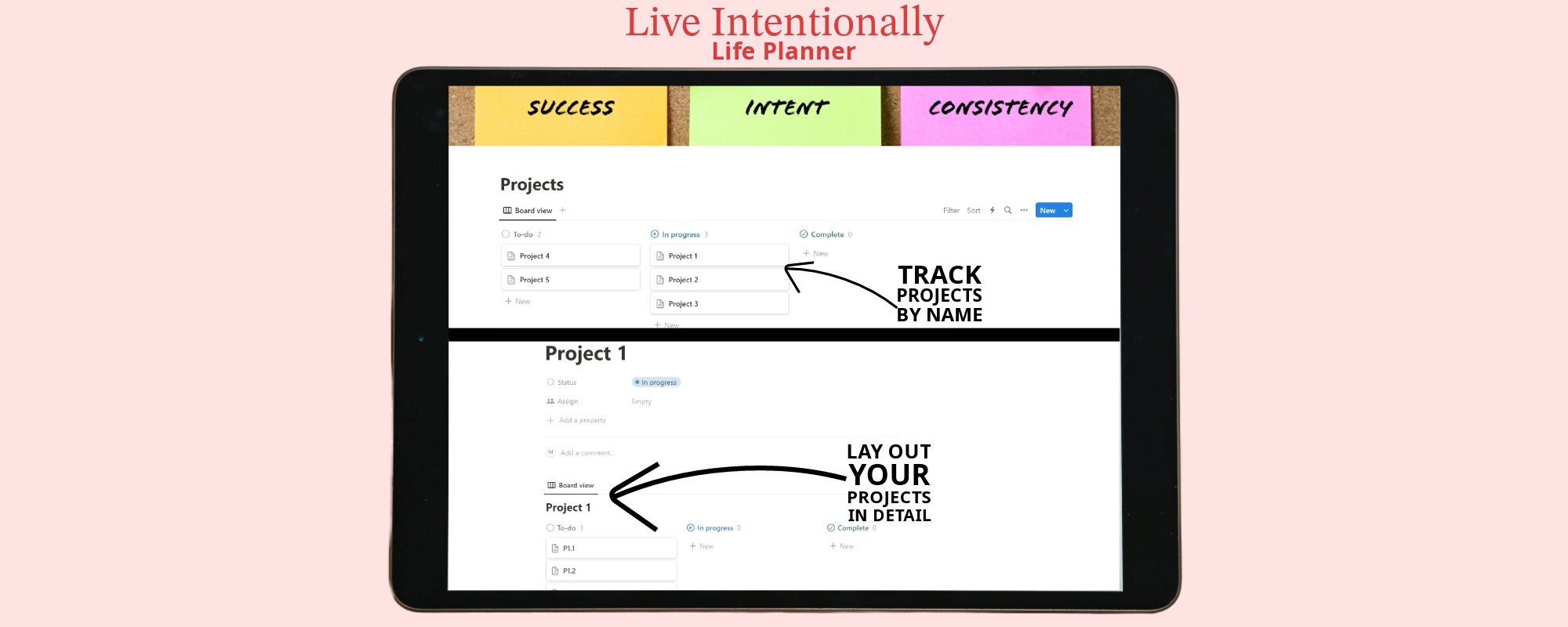 Notion Template Intentionally Powerful Life Planner Organize Your Life ...