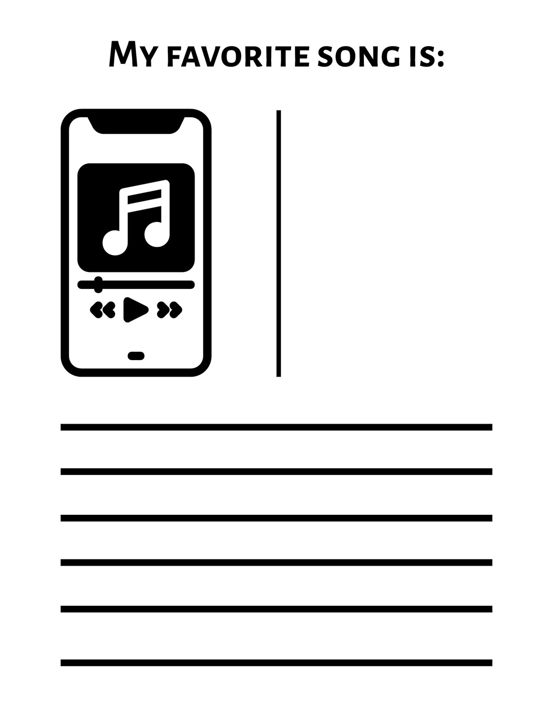 All About Me: My 10 Favorite Things 10 Page Printable Activity Book for ...