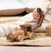 Handmade Wooden Toy Digger Truck - Personalized With Name Engraving - Etsy