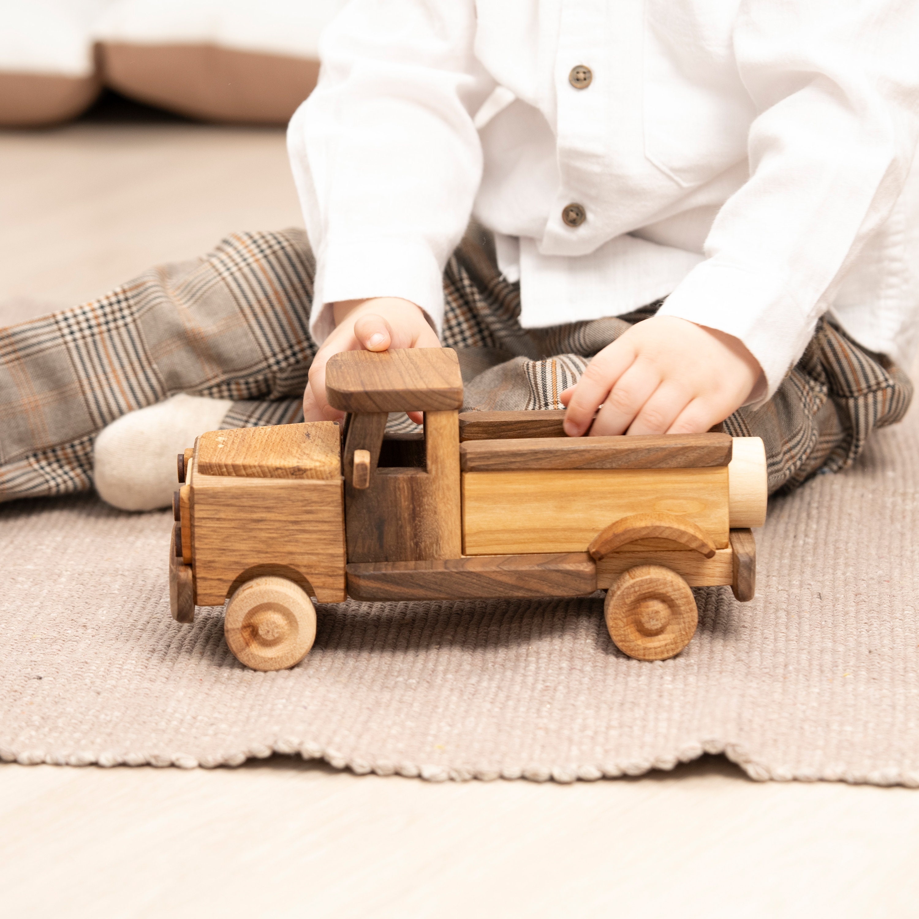 Wooden Toy Pickup Truck / Heirloom Quality / Handmade and Safe ...