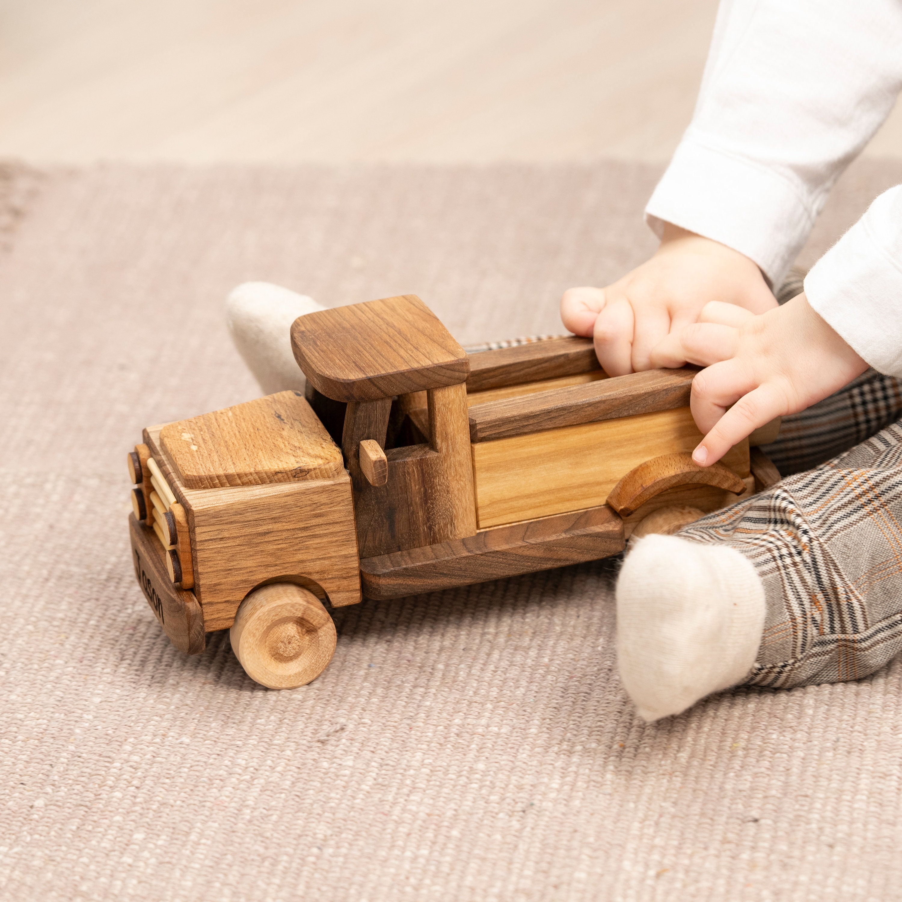 Wooden Toy Pickup Truck / Heirloom Quality / Handmade and Safe ...