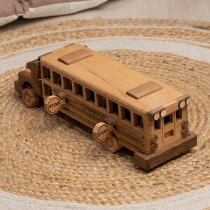 Wooden Toy School Bus / PERSONALIZED - Etsy
