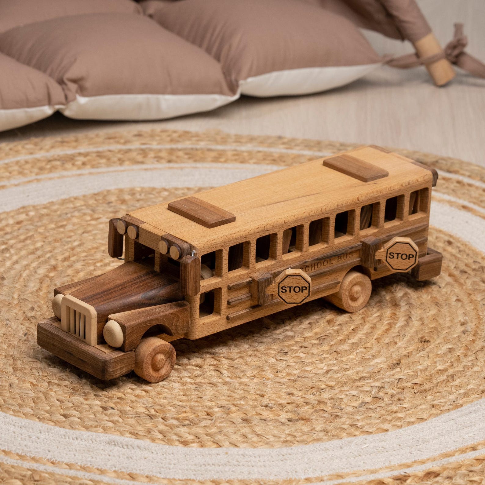 Wooden Toy School Bus / PERSONALIZED - Etsy