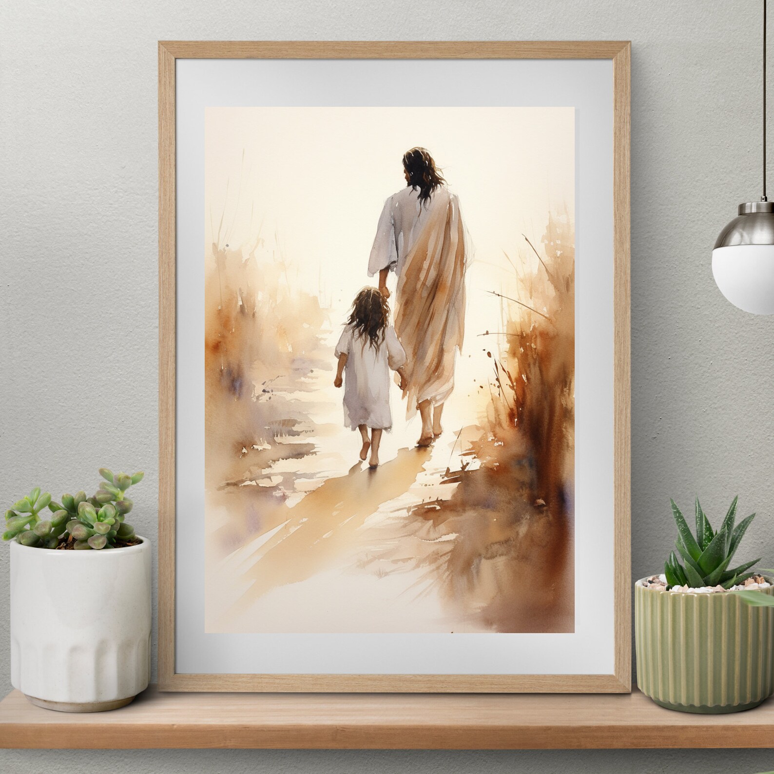 Jesus, Savior, Pilot Me Digital Download Jesus Christ Walking With Girl ...