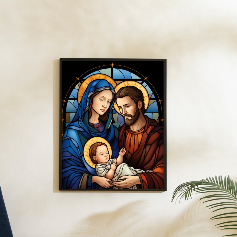 Traditional Catholic Art, Holy Family, Renaissance Art Print, Holy ...