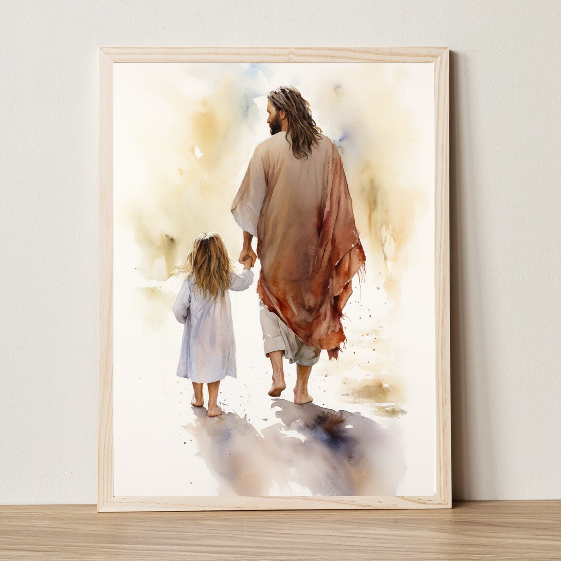Jesus, Savior, Pilot Me Digital Download Jesus Christ Walking With Girl ...