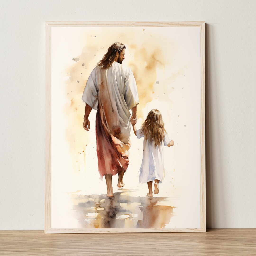 Jesus, Savior, Pilot Me | Digital Download | Jesus Christ Walking With ...