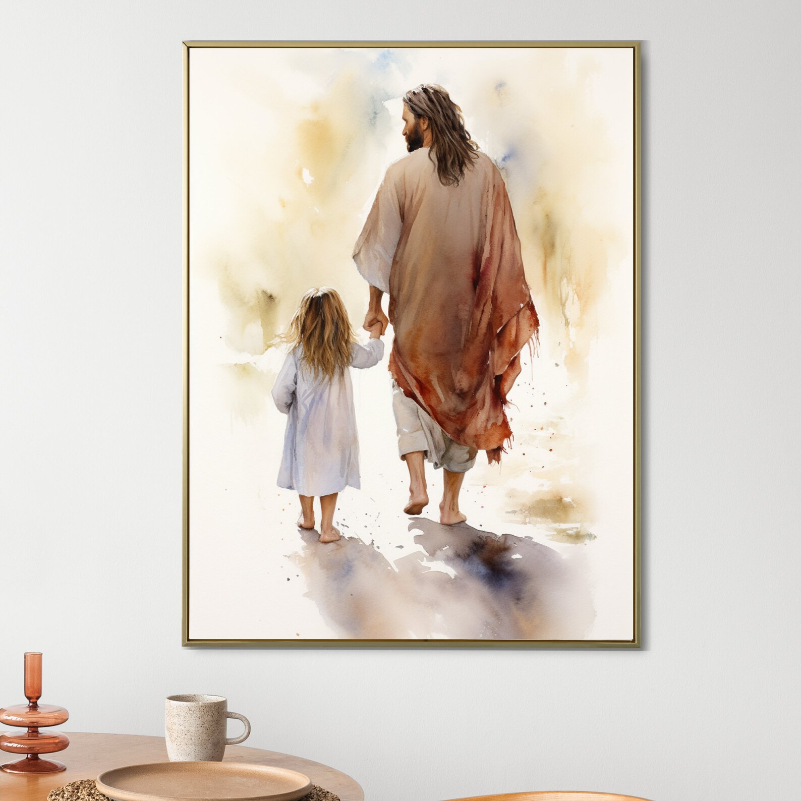 Jesus, Savior, Pilot Me Digital Download Jesus Christ Walking With Girl ...