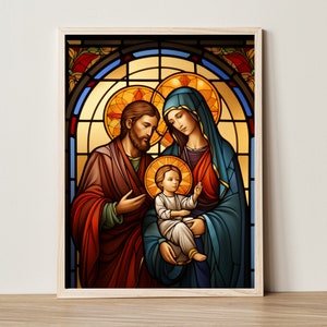 Traditional Catholic Art, Holy Family, Renaissance Art Print, Holy ...