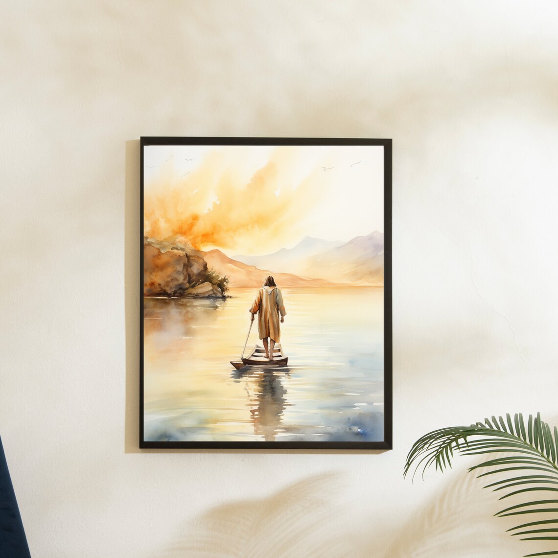 Peace Be Still Digital Download Jesus Wall Art Jesus Walking on Water ...