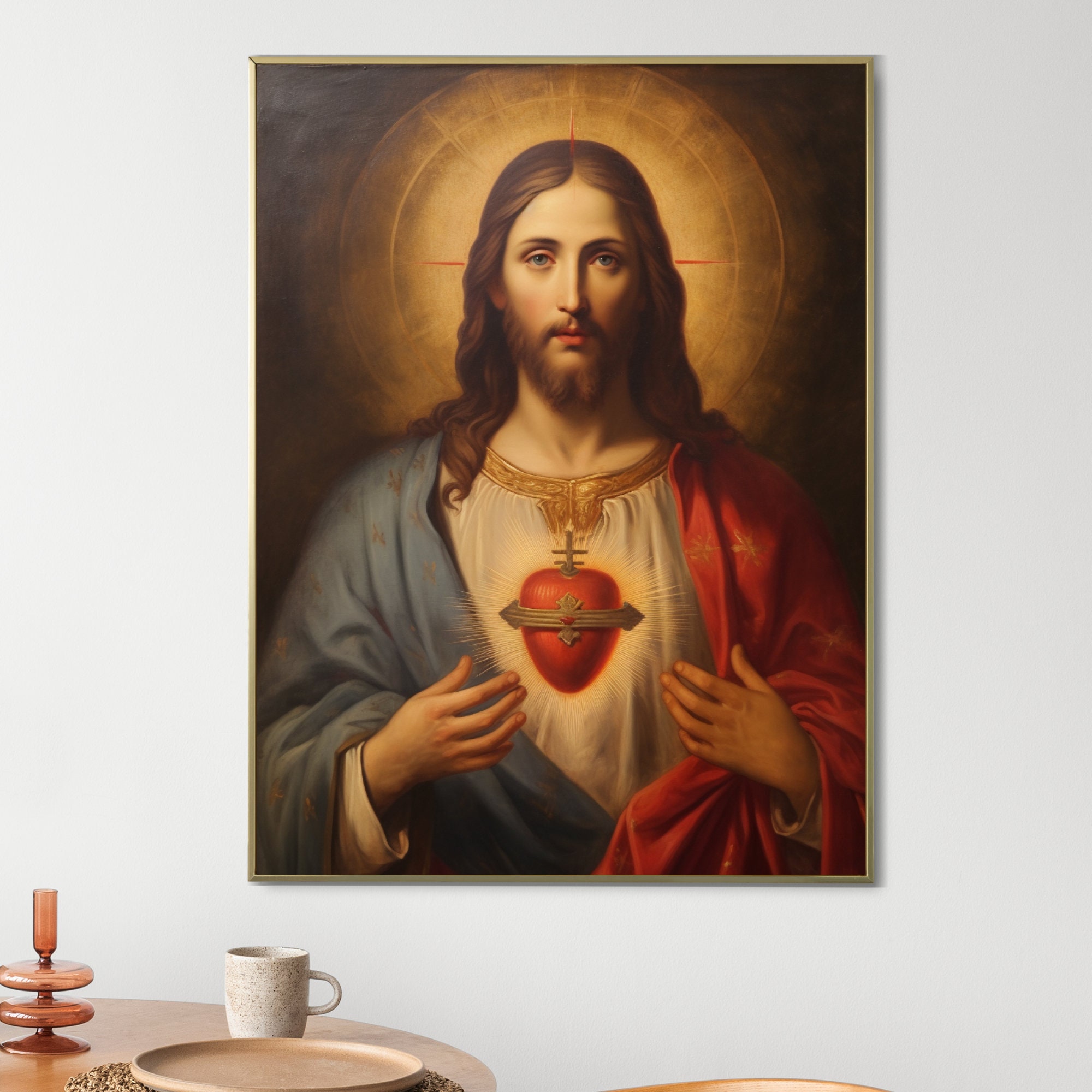 Christian Wall Art, Jesus Wall Art, Farmhouse Wall Decor, Jesus ...