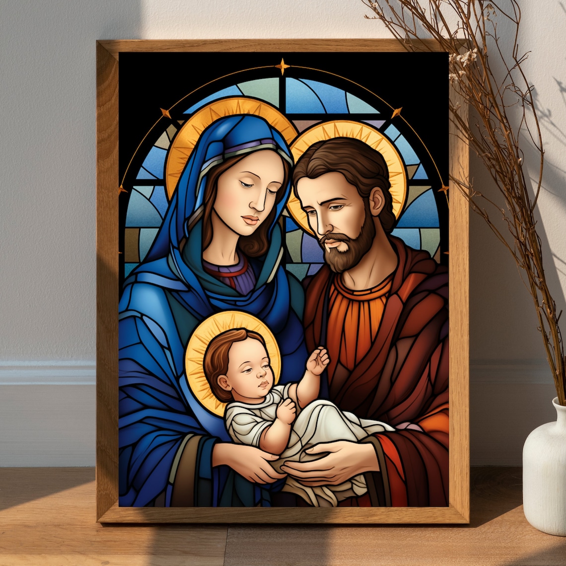 Traditional Catholic Art, Holy Family, Renaissance Art Print, Holy ...