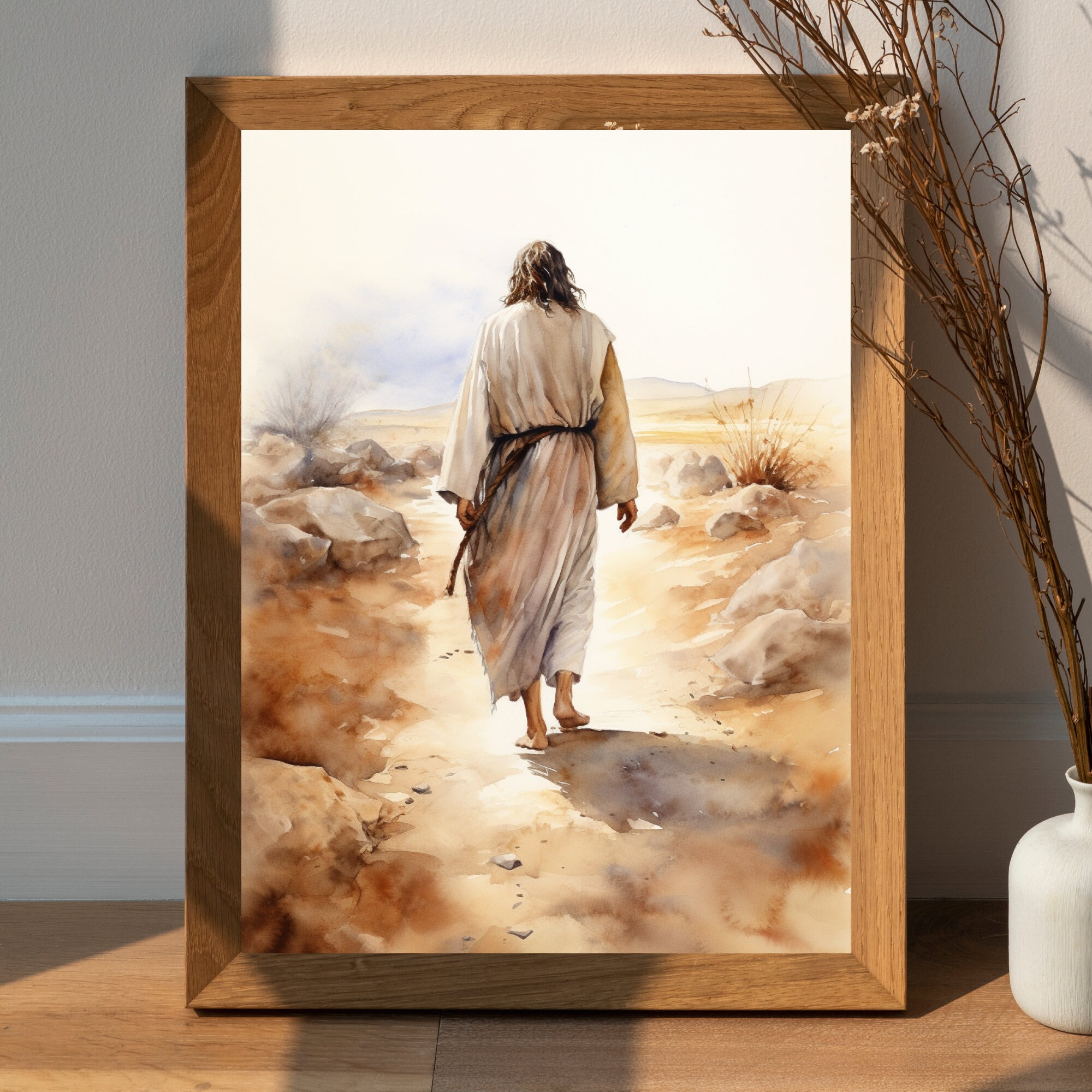 Jesus Art, Jesus Painting, Christian Wall Art, Jesus Print, Jesus Wall ...