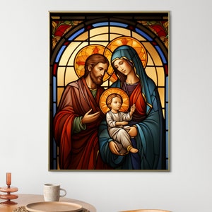Traditional Catholic Art, Holy Family, Renaissance Art Print, Holy ...