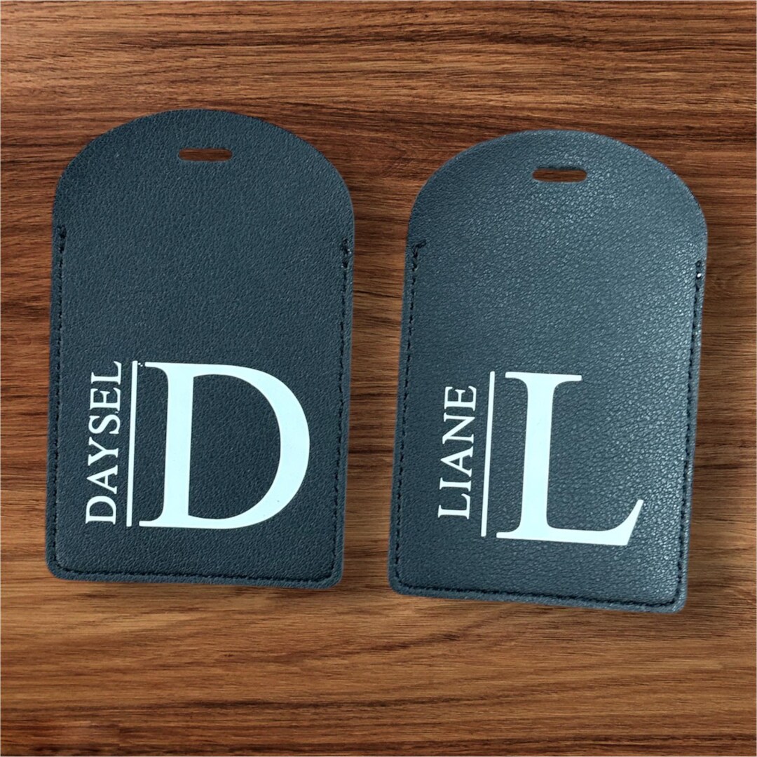 Personalized Luggage Tags - Custom Travel Tags for Bags & Suitcases - Etsy