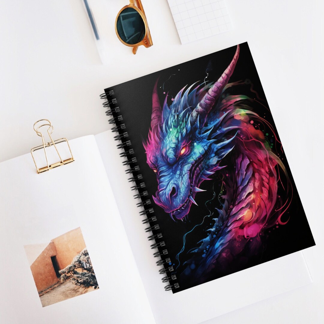 Dragon Notebook, Dragon Journal, Fantasy Notebook, Dragon Game Notebook ...