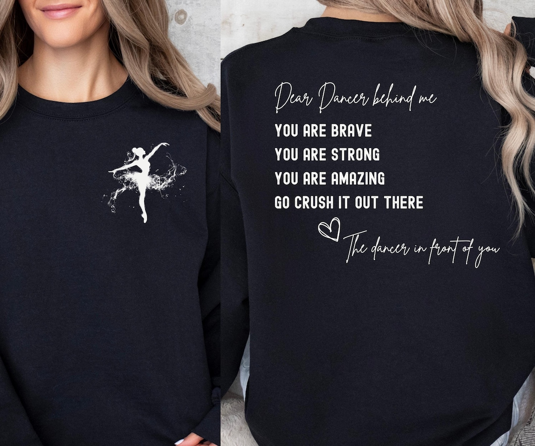 Dance Team Shirt, Dance Mom Shirt, Ballerina Sweatshirt, Dance Teacher ...