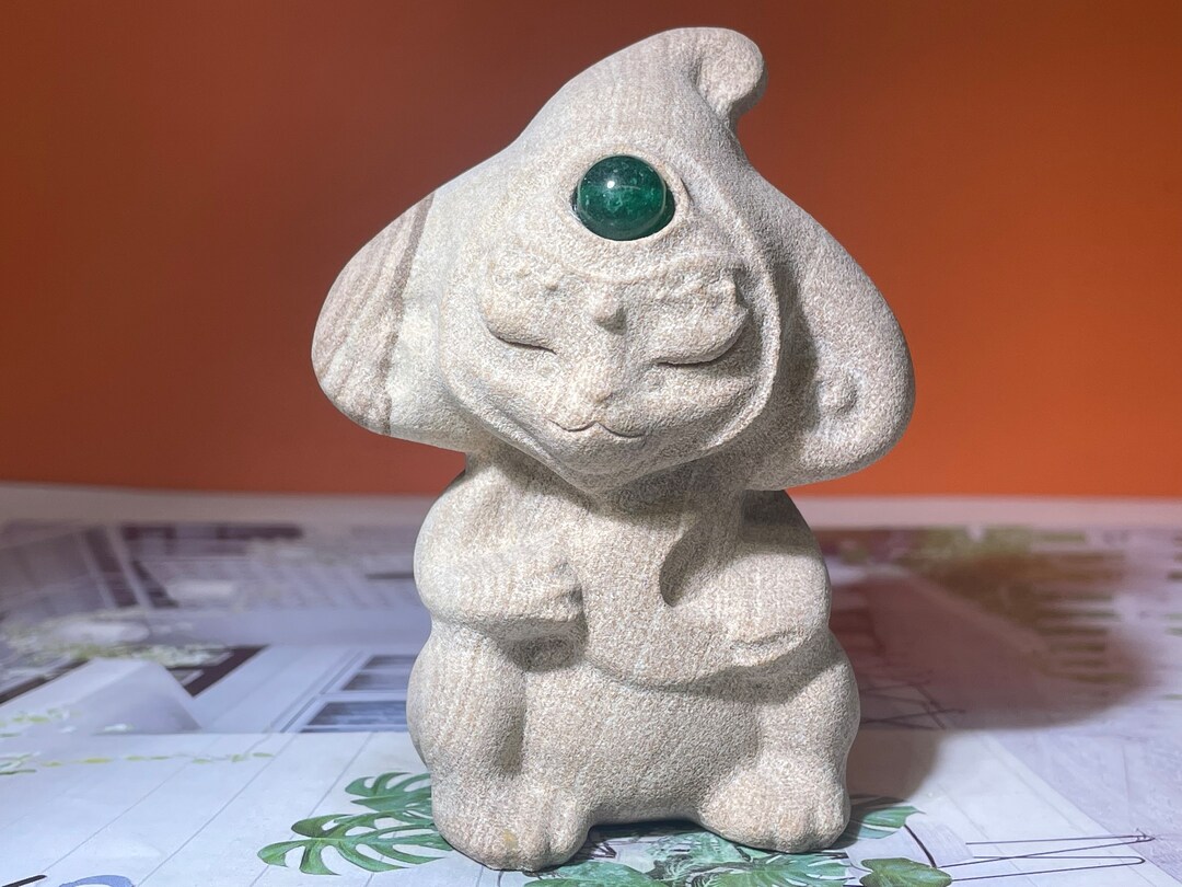 3.1'' Natural Wood Grain Stone Quartz,quartz Crystal,hand Carved ...