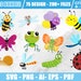 Bugs Svg Bundle, Bugs Clipart, Svg for Cricut, Insects Clipart, Bug ...