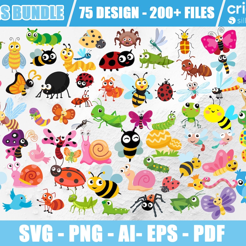 Insect Clipart - Etsy