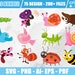 Bugs Svg Bundle, Bugs Clipart, Svg for Cricut, Insects Clipart, Bug ...