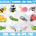 Bugs Svg Bundle, Bugs Clipart, Svg for Cricut, Insects Clipart, Bug ...